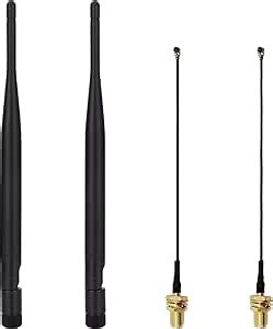 Amazon Com Sets MHz WiFi Antenna LoRa Indoor DBi Gain Omni With SMA Male Connector For