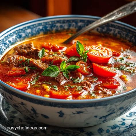 Ultimate Comfort Rich Beef Tomato And Acini Di Pepe Easy Chef Ideas