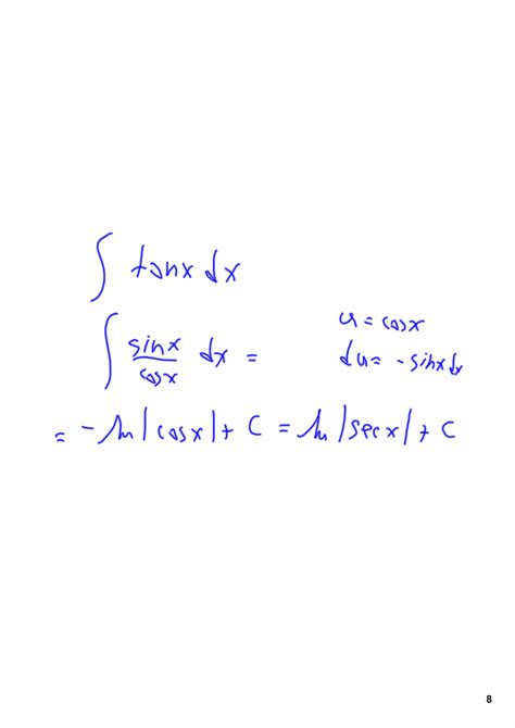 AP Calculus BC Integrals And Derivatives Involving Ln X PDF