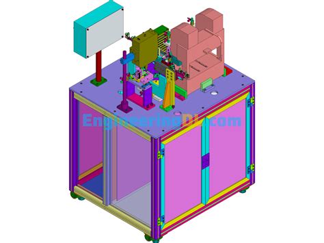 Automatic Inspection Motor Equipment 3d Digital Model Bom Design Manual Solidworks 3d