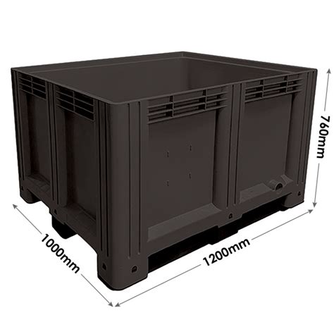 Pallet Plastic Shipping Crates 5 Modular Folding Pallet Box 1200 X 800