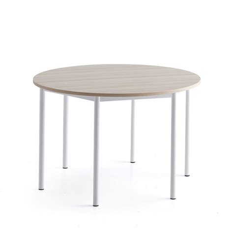 Bord Sonitus Plus Ø1200x760 Mm Stativ Vit Ljuddämpande Högtryckslaminat Ask Aj Produkter