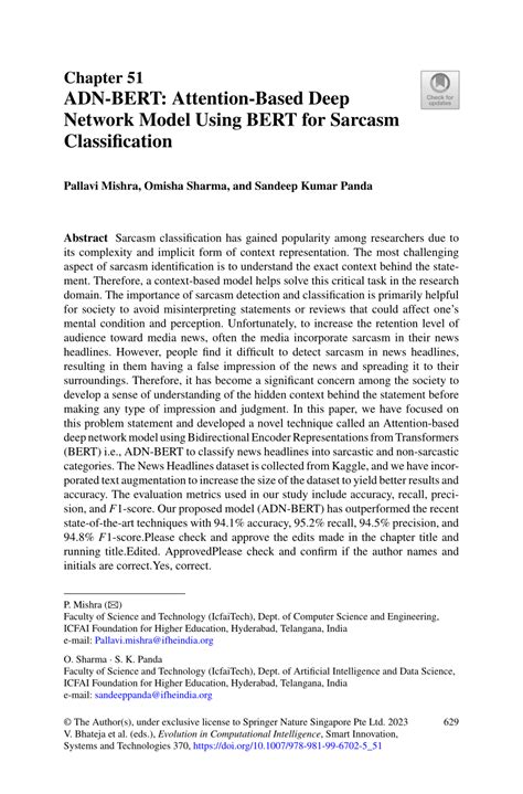 pdf adn bert attention based deep network model using bert for