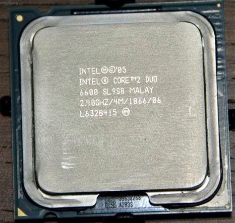 Intel Core 2 Intel Core 2 Duo 6600240ghz4m106608 Sl9s8