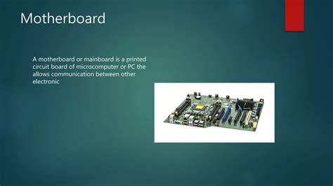 Computer Components Ppt