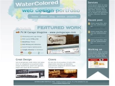 Photoshop Tutorials For Designing Portfolio Sites Best Open Source