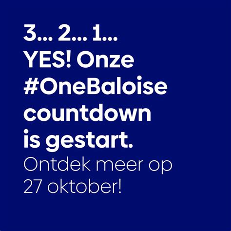 Baloise Be Op Linkedin Onebaloise Countdown Baloise