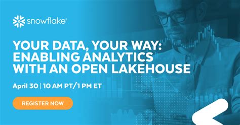 Your Data Your Way Enabling Analytics With An Open Lakehouse Snowflake