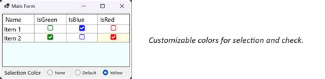 C How To Change The DataGridViewCheckBoxColumn Checkbox Selection