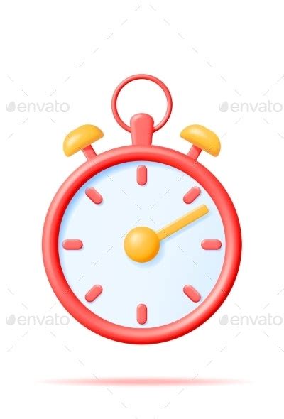 3d analog chronometer timer counter isolated by abscent graphicriver
