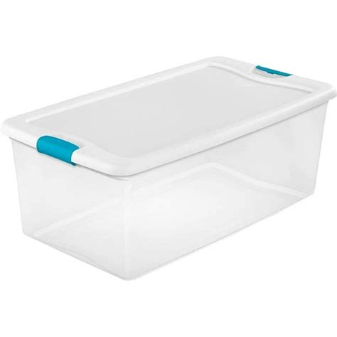 Sterilite Storage System Solution With 106 Quart Clear Stackable