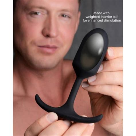 Heavy Hitters Premium Silicone Weighted Anal Plug Medium Sex Toys At Adult Empire