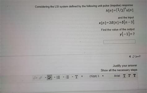 solved considering the lsi system defined by the following
