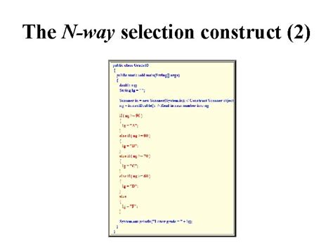 Nested Conditional Statements Nested Conditional Statements A Conditional