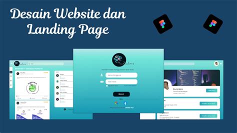 ui ux design website company profile landing page