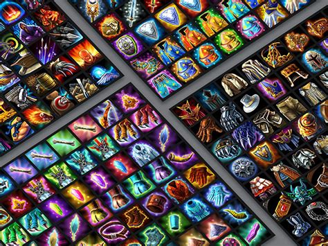 600 Fantasy Rpg Game Icons And Assets Bundle Hongkiat