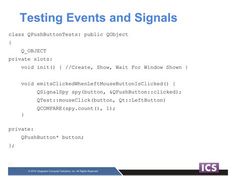 Qt Test Framework Ppt Qt Test Framework Ppt