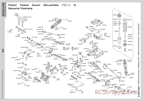 ARRMA Vorteks Mega 2013 Exploded Views And Parts Lists AR102601 RCScrapyard Radio