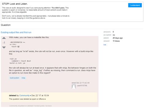 What Exactly Is Wrong With This Deleted Question Meta Stack Overflow
