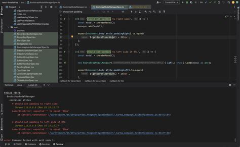 2 Test Failed In Bootstrapmodalmanager · Issue 6690 · React Bootstrapreact Bootstrap · Github