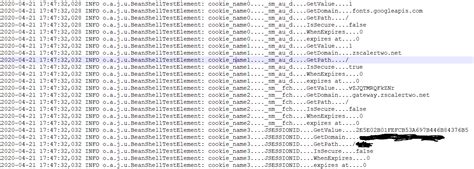 Jmeter Returns Jsessionid Cookie Expiration Time As 0 However Browser Resturns Session Stack