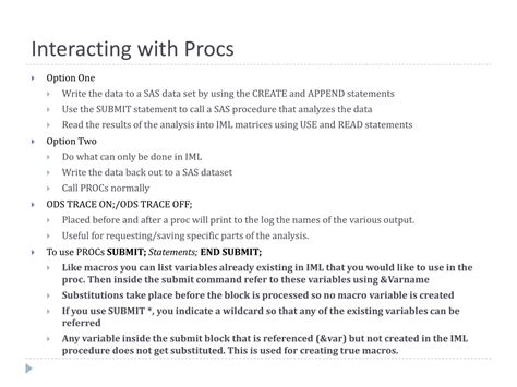 ppt using proc iml powerpoint presentation free download id 1501587