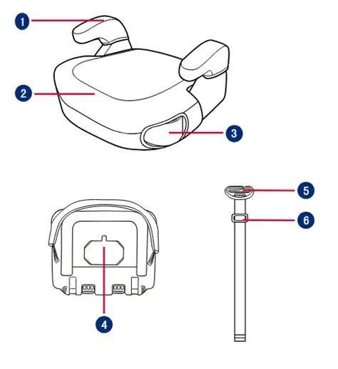 Graco R129 Booster Deluxe Backless Owners Manual