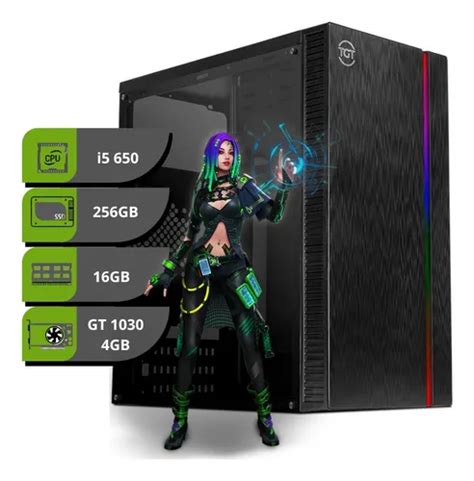Pc Gamer Core I5 16gb Ssd 256gb Geforce Gt 1030 4gb Gddr4