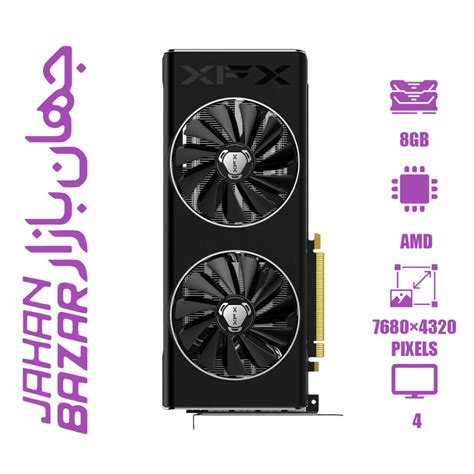 کارت گرافیک استوک Xfx Rx 5700 Xt ظرفیت 8 گیگابایت