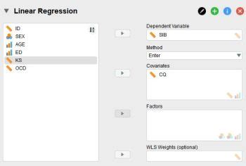 Running And Interpreting Linear Regression In JASP Exploring