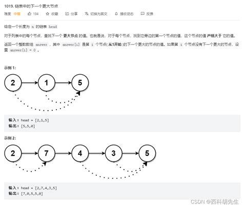 [算法] 链表 listnode 算法 csdn博客