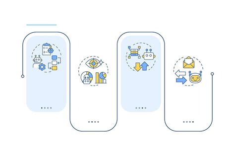 Criteria For Rpa Rectangle Infographic Machine Optimization In Various Processes Data