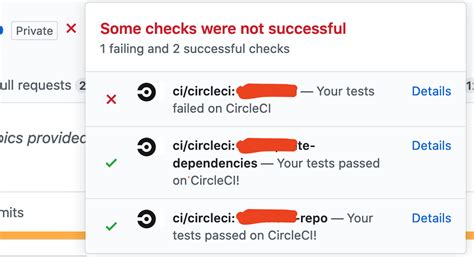 CI Link Next To The Repo S Title Always Displays Failure Issue Refined Github Refined