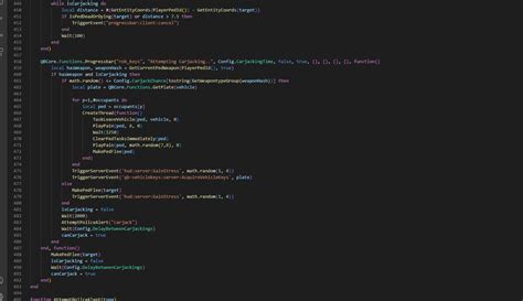 Qb Vehiclekeys Client Main Lua ERROR When Trying To Hijack A Car QBCore Cfx Re Community