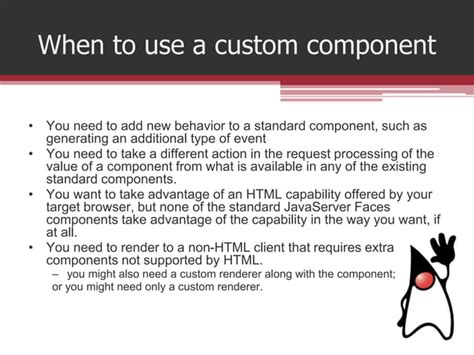 Custom Components In Jsf Ppt
