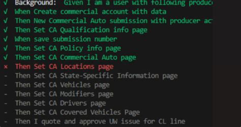 Cucumberjs How To Get Detailed Cucumber Test Step Reporting Within Vs