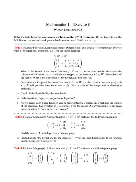 Ex 8 Pdf Eigenvalues And Eigenvectors Linear Map