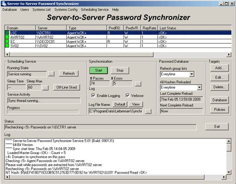 server to server password synchronizer 5 01 090131 download fast free