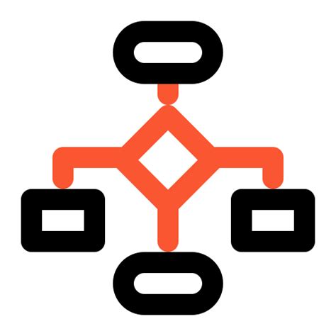 flowchart chart data flow icon free download
