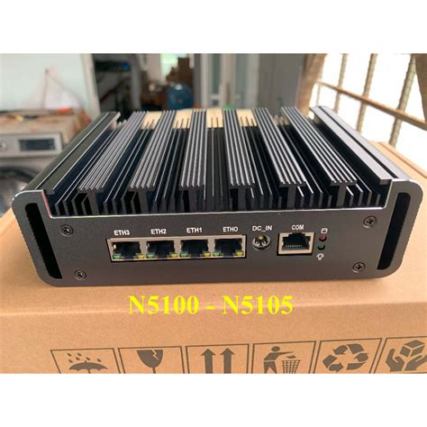 Pc Router Minipc N4100 N5100 N5105 N100 Port 2 5gbps I226 V Chạy Hệ điều Hành Routeros