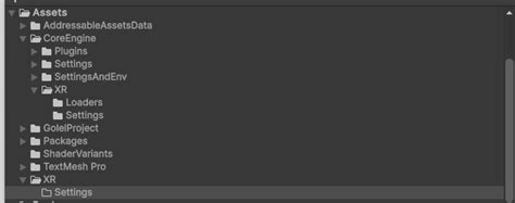 Xr Always Creates A Folder Under Assets Unity Engine Unity Discussions