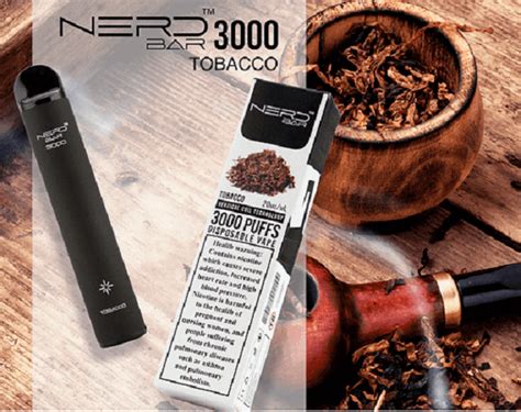 Tobacco By Nerd Bar 3000 Vape Saudi Uaes Best