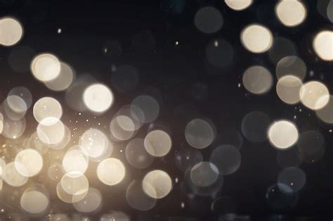 Beautiful white bokeh lights effect background | Premium AI-generated image