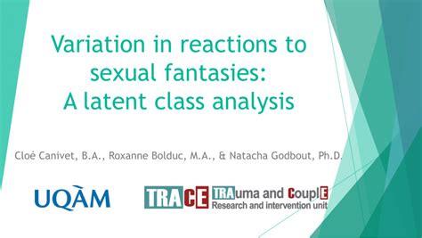 Pdf Variation In Reactions To Sexual Fantasies A Latent Class Analysis