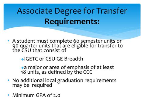 Ppt Overview Of C Id And Sb 1440 Enhancing Associate Degrees For