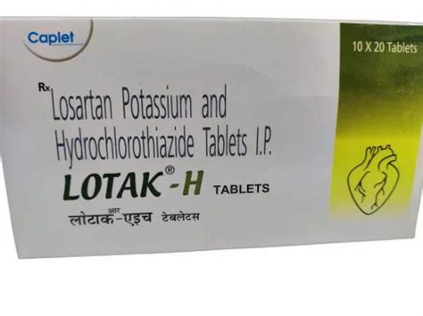 Losartan Potassium Hydrochlorothiazide Ip Tablets Caplet India Pvt Ltd At Best Price In North