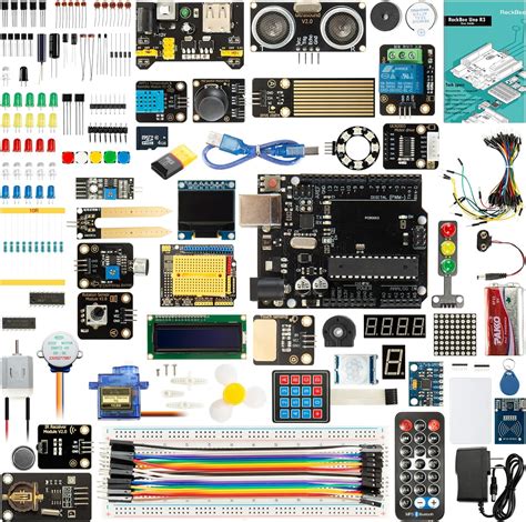 Amazon Com RockBee UNO R3 Intermediate Kit And Tutorial 73 Items With Memory Card Utilizes