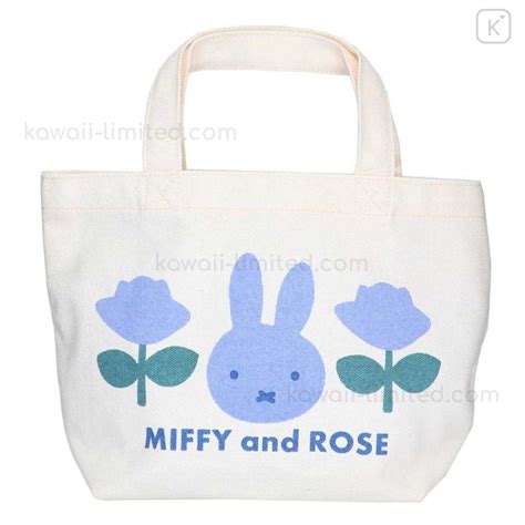 Japan Miffy Mini Tote Bag Rose Puple Kawaii Limited