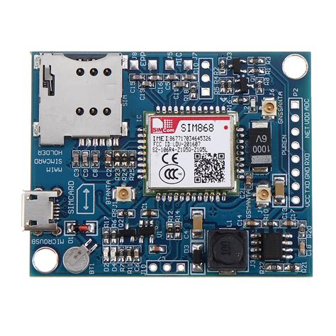 New SIM Development Board GSM GPRS Bluetooth GPS Module MHz With Micro SIM Card