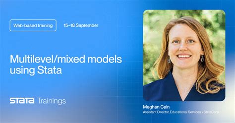 Stata Learn How To Model Nested And Longitudinal Data With Multilevelmixed Models In Stata In